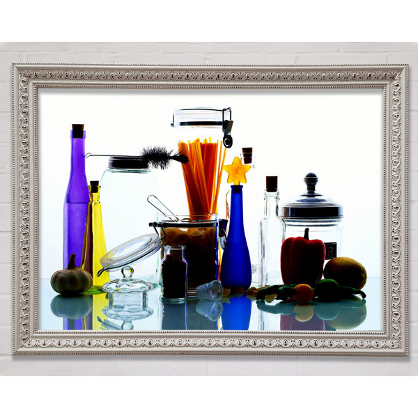 Bright Star Kitchen Utensils - Single Picture Frame Art Prints ...