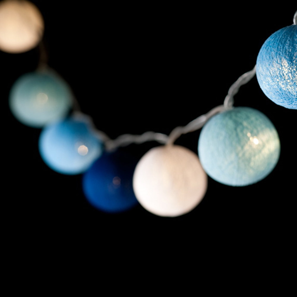 17 Stories Misti LED Cotton Ball String Light & Reviews | Wayfair.co.uk