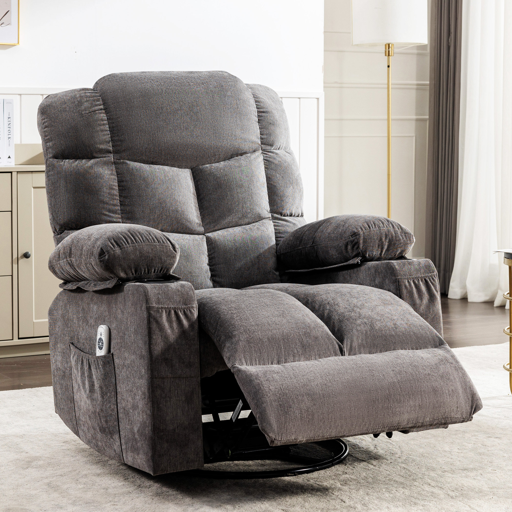 Latitude Run® Massage Rocker Recliner Chair Rocking Chairs For Adults ...