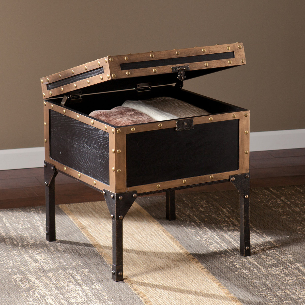 Trent Austin Design® Drifton Travel Trunk End Table | Wayfair