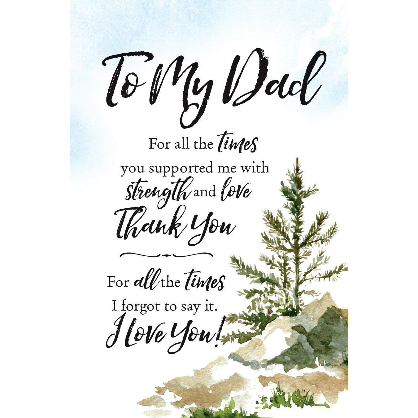 Dexsa Woodland Grace To My Dad Textual Art on Wood & Reviews - Wayfair ...