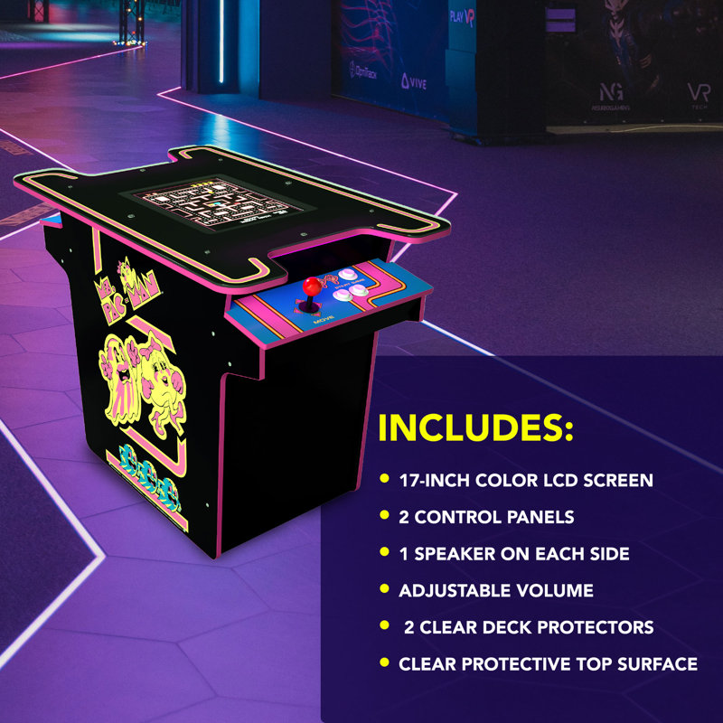 Arcade 1Up Arcade1Up Ms. Pac-Man 40th Anniversary Head-to-Head Black ...