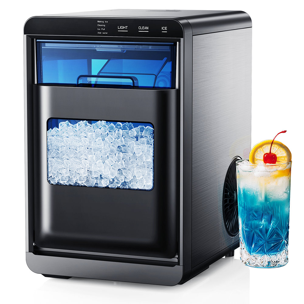 Simzlife 45 Lbs. Daily Nugget Ice Maker Countertop & Reviews | Wayfair