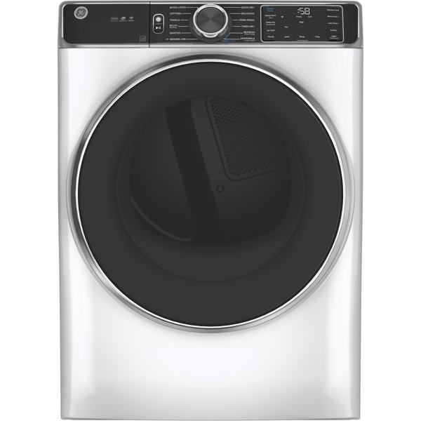 GE Appliances Smart 7.8 cu. ft. Electric Dryer with Powersteam and ...