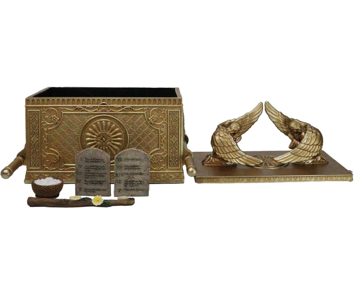 Trinx Matte Throne Of God Ark Of Covenant Model W/ Contents Trinket Box ...