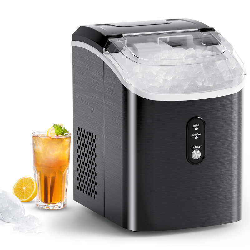 R.W.FLAME 33 Lb. Daily Production Nugget Clear Ice Portable Ice Maker ...