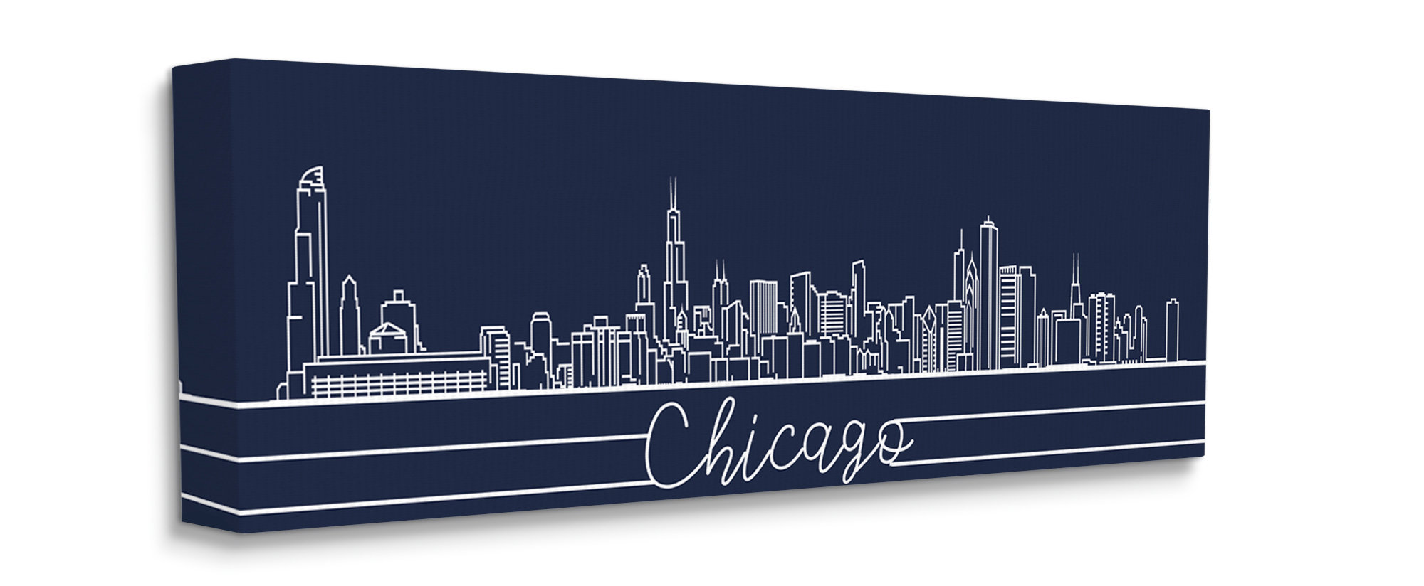 Ebern Designs Chicago Illinois Linework City Skyline by Daphne Polselli ...