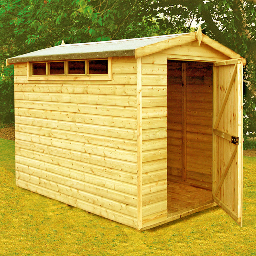 Shire GB Shire 6 Ft. W x 8 Ft. D Security Shed | Wayfair.co.uk