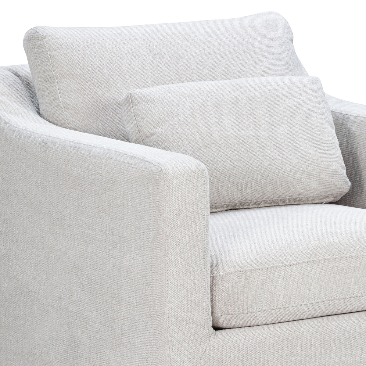 Wade Logan® Baese 34.3" Slope Arm Slipcovered Armchair & Reviews | Wayfair