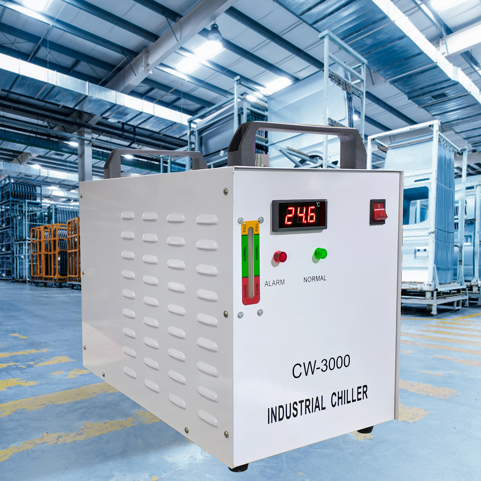 VEVOR Water Chiller CW-3000 Industrial Chiller 9L Thermolysis Type ...