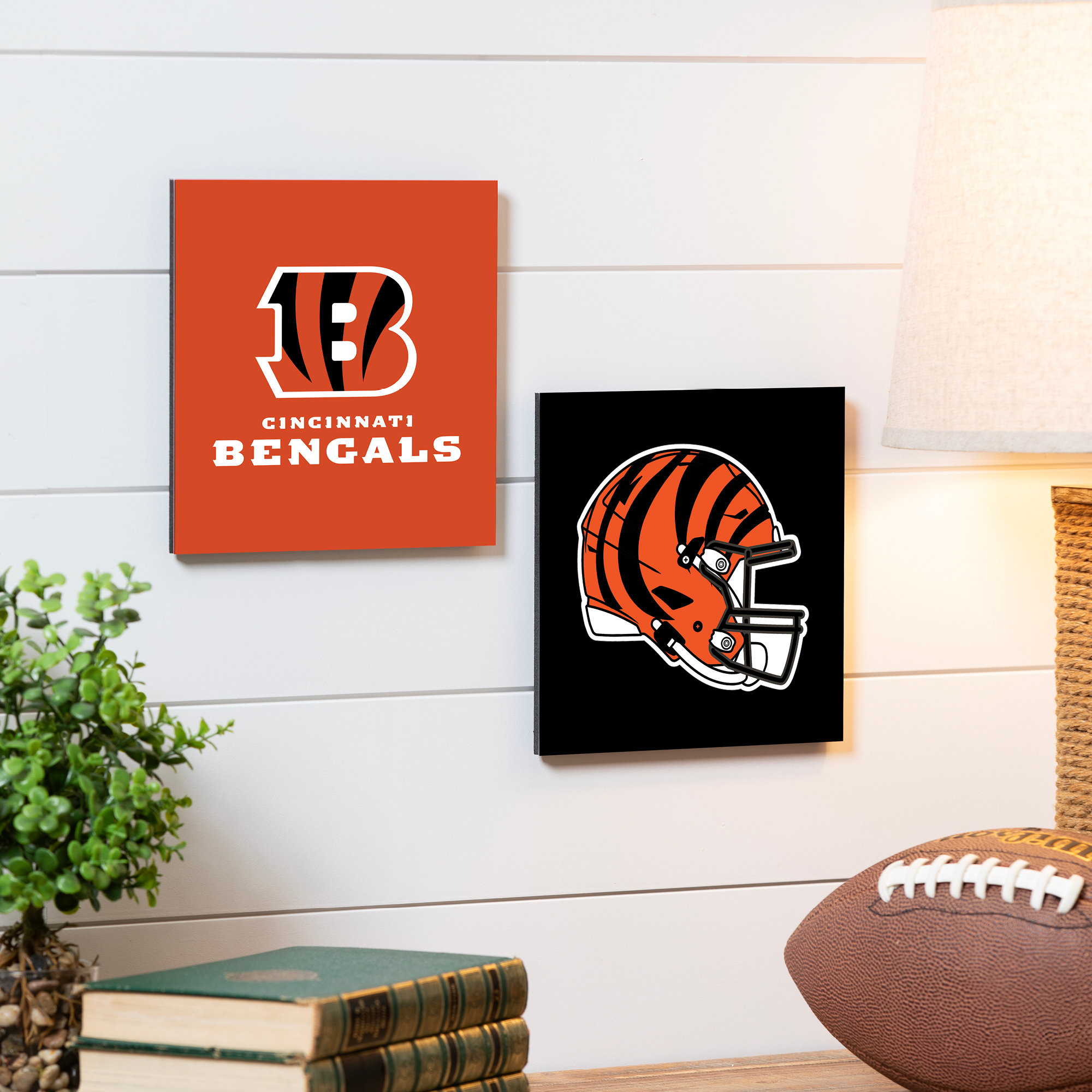 Evergreen Enterprises, Inc Cincinnati Bengals - 2 Piece No Frame Print ...