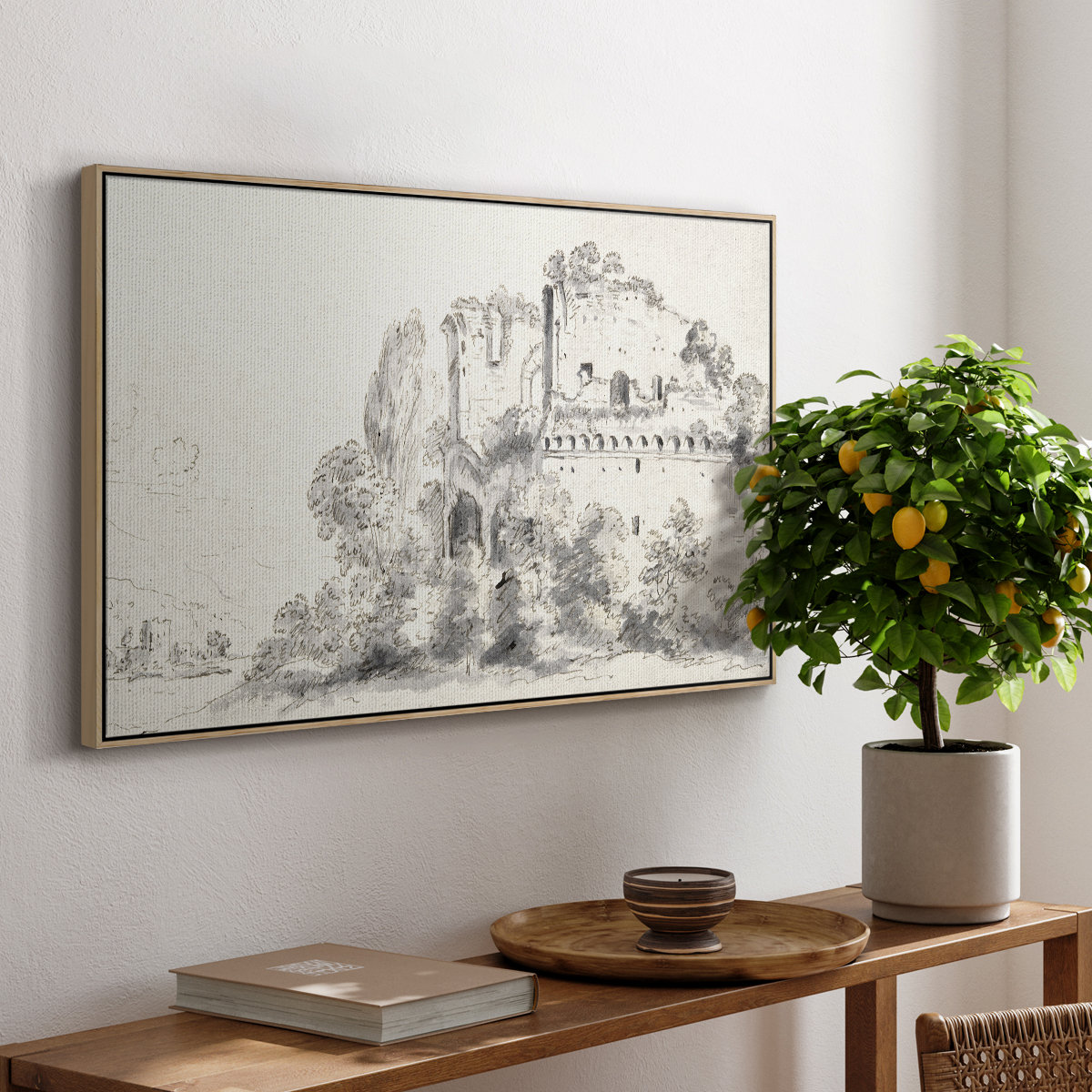 Red Barrel Studio® " Vintage Landscape - CDXV " on Canvas | Wayfair