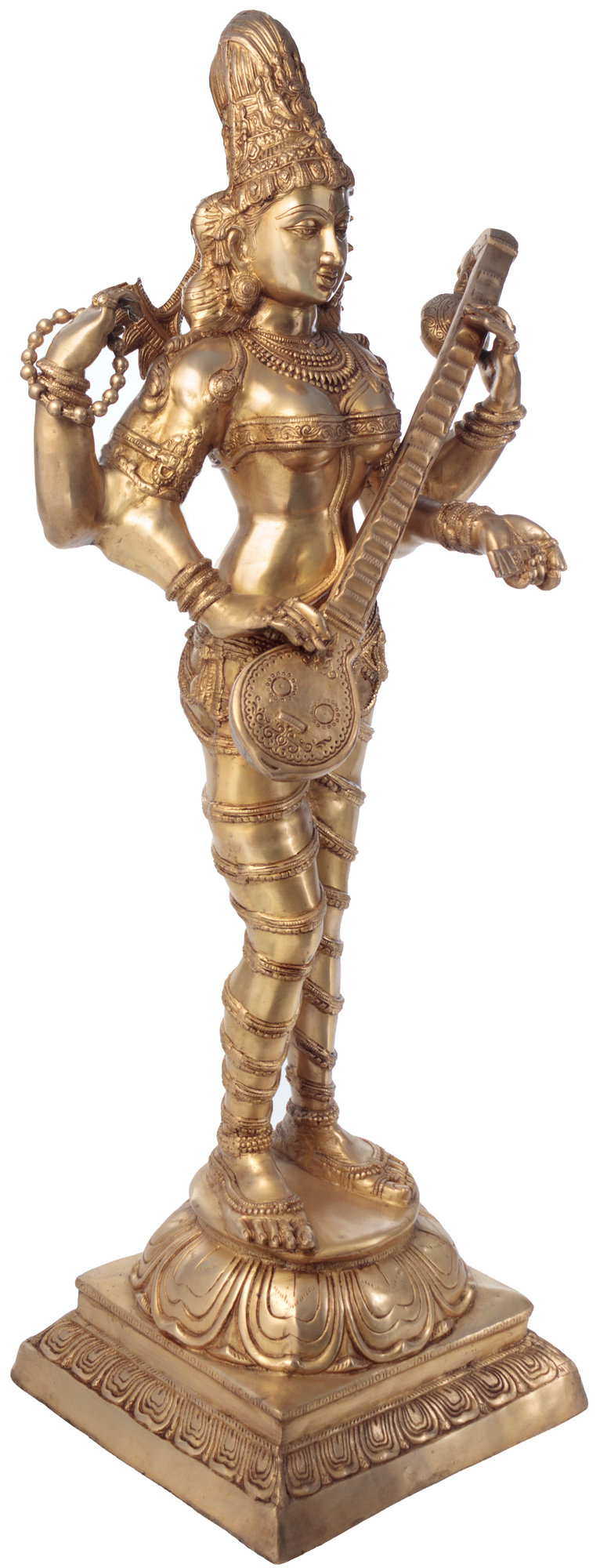 Exotic India Vina-Vadini Saraswati Statue - Wayfair Canada