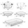 Libbey Baker's Basics Libbey 6-Piece Glass Casserole Baking Dish Set ...