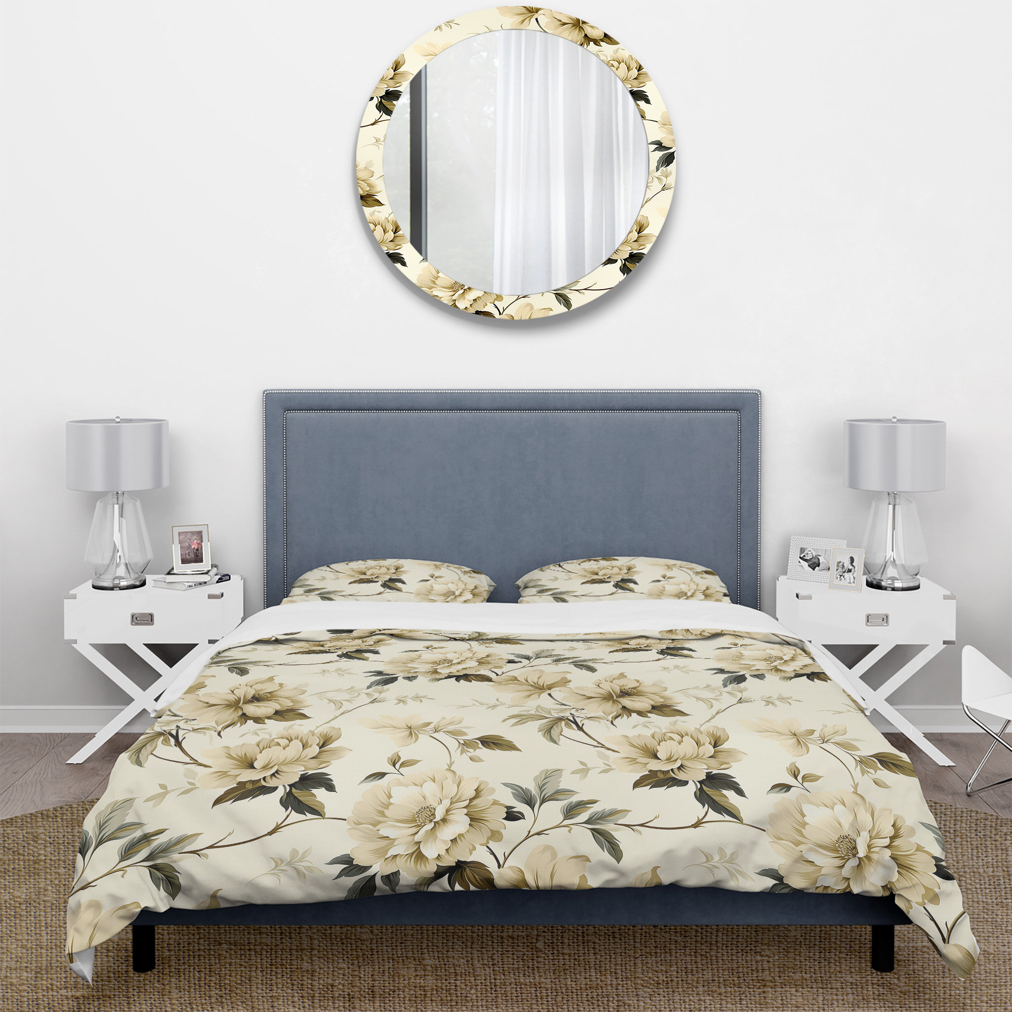 Design Art Minimalist Simplicity Victorian Pattern VI Duvet Cover Set ...