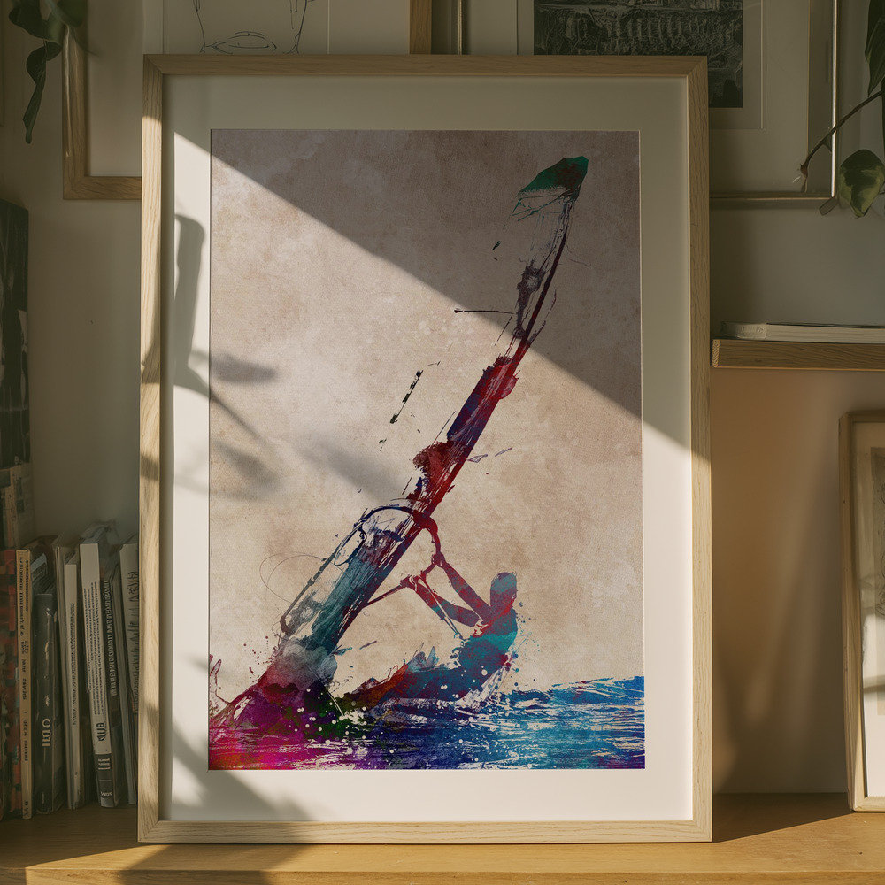 Beachcrest Home Sport Windsurfing Art (1) | Wayfair.co.uk