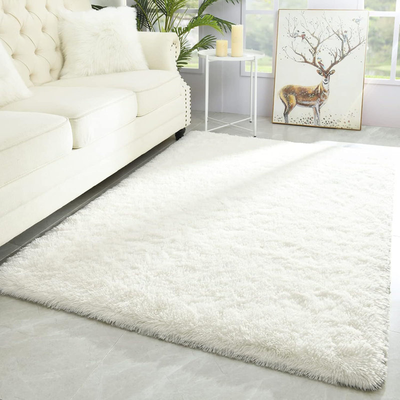 Mercer41 Soft Modern Indoor Shaggy Area Rug | Wayfair