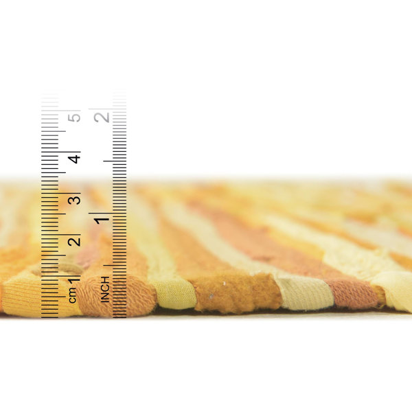 Highland Dunes Pringle Flatweave Cotton Geometric Rug & Reviews | Wayfair