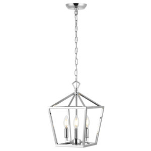 Kelly Clarkson Home Kay 3 - Light Lantern Geometric Chandelier ...