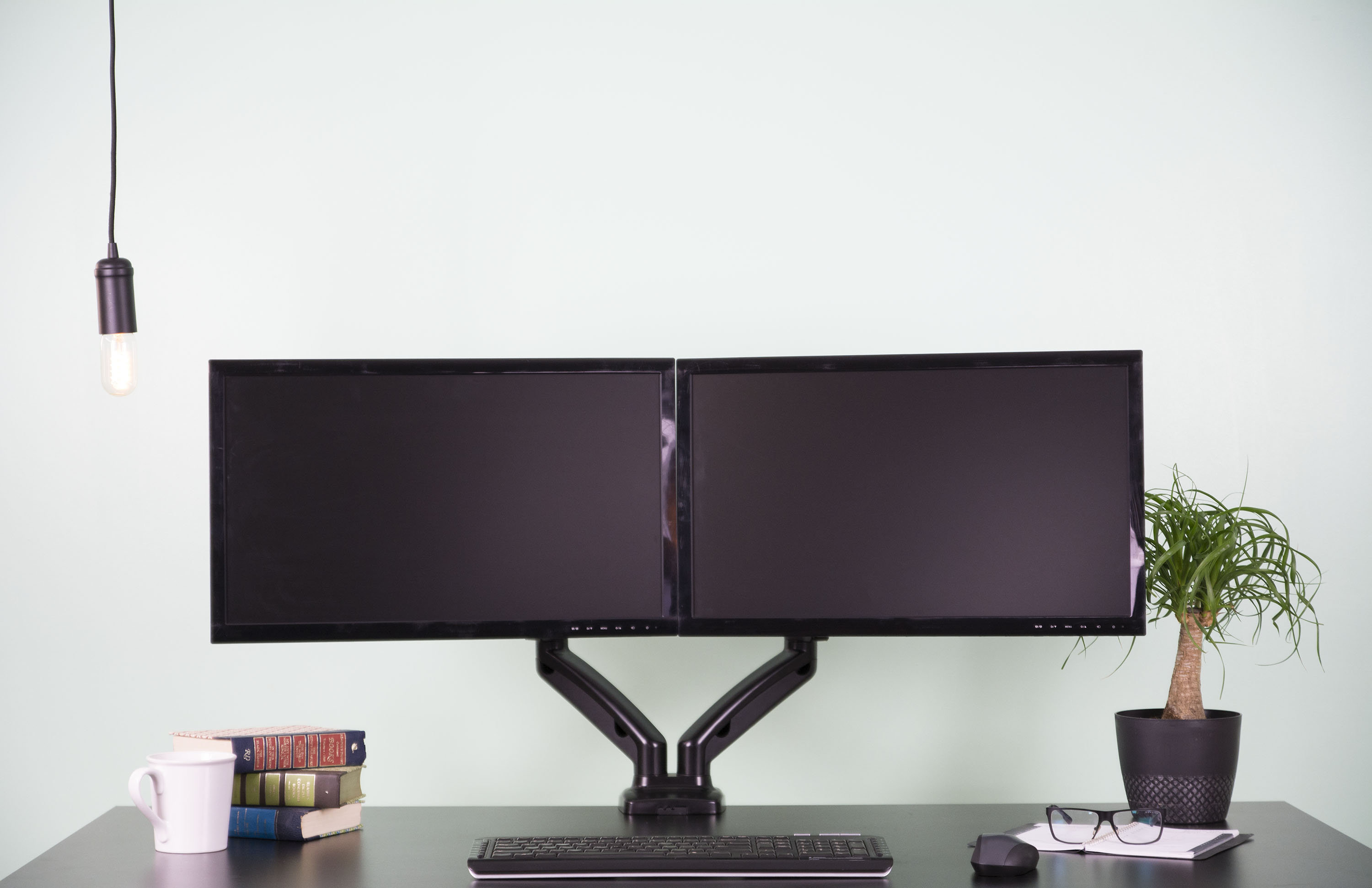 VIVO Mechanical Spring Dual Monitor Desk Mount (STAND-V002O) & Reviews ...