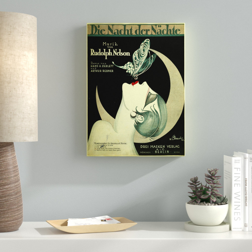 Latitude Run® Art Deco Music Sheet by Vintage Apple Collection ...