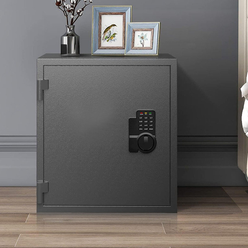 DEBLIT Feet Fireproof Safe Box, Large Steel Money Safe Home Safe with ...