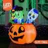 The Holiday Aisle® 5 FT Tall Halloween Inflatables Outdoor Decorations ...