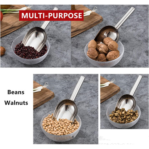 Tsyware 4 -Piece Stainless Steel Measuring Scoop Set | Wayfair
