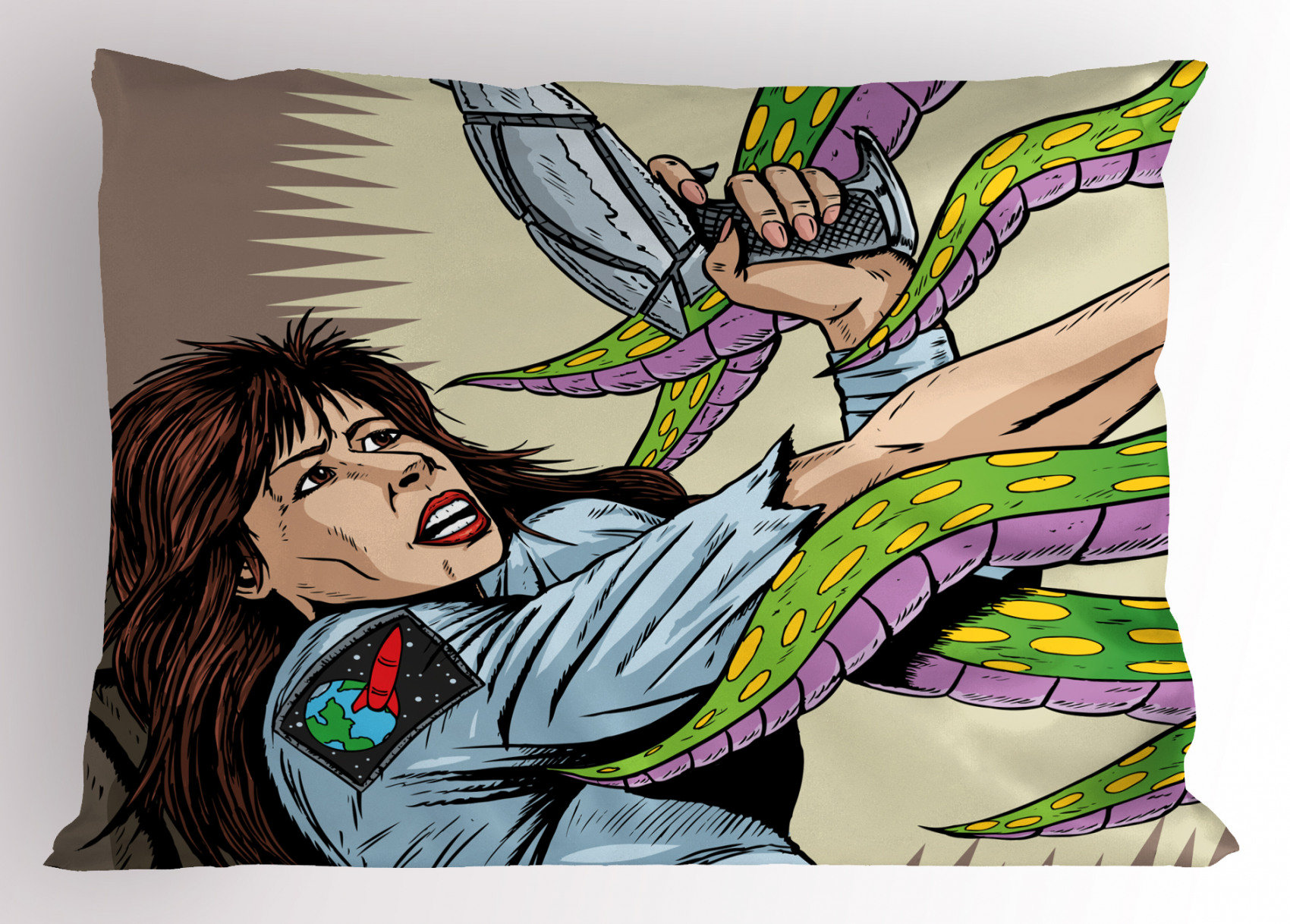 Ambesonne Monster Outer Space Sham | Wayfair