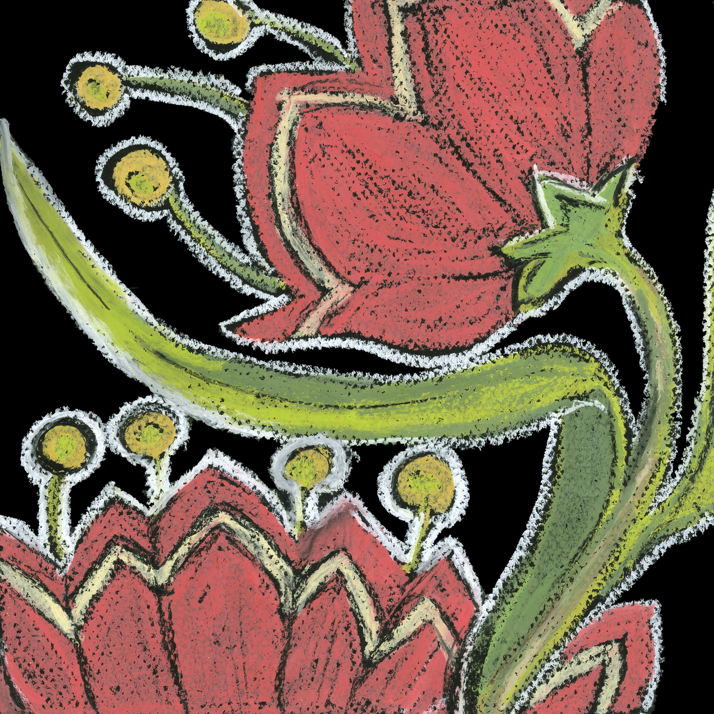 Rosalind Wheeler Flower Song IV by Lisa Choate - Wrapped Canvas Graphic ...
