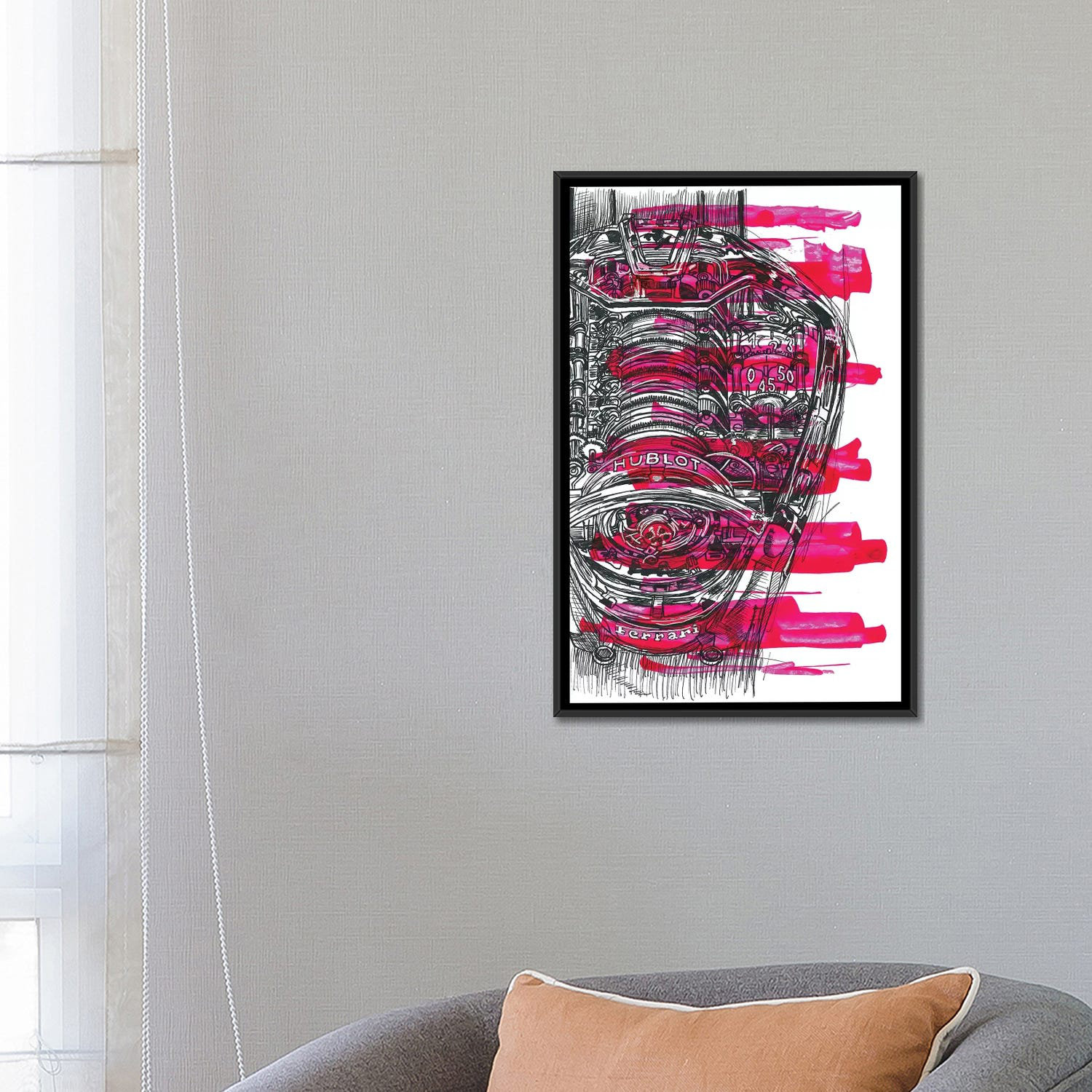 East Urban Home La Ferrari by Frank Banda - Wrapped Canvas Gallery Wall ...