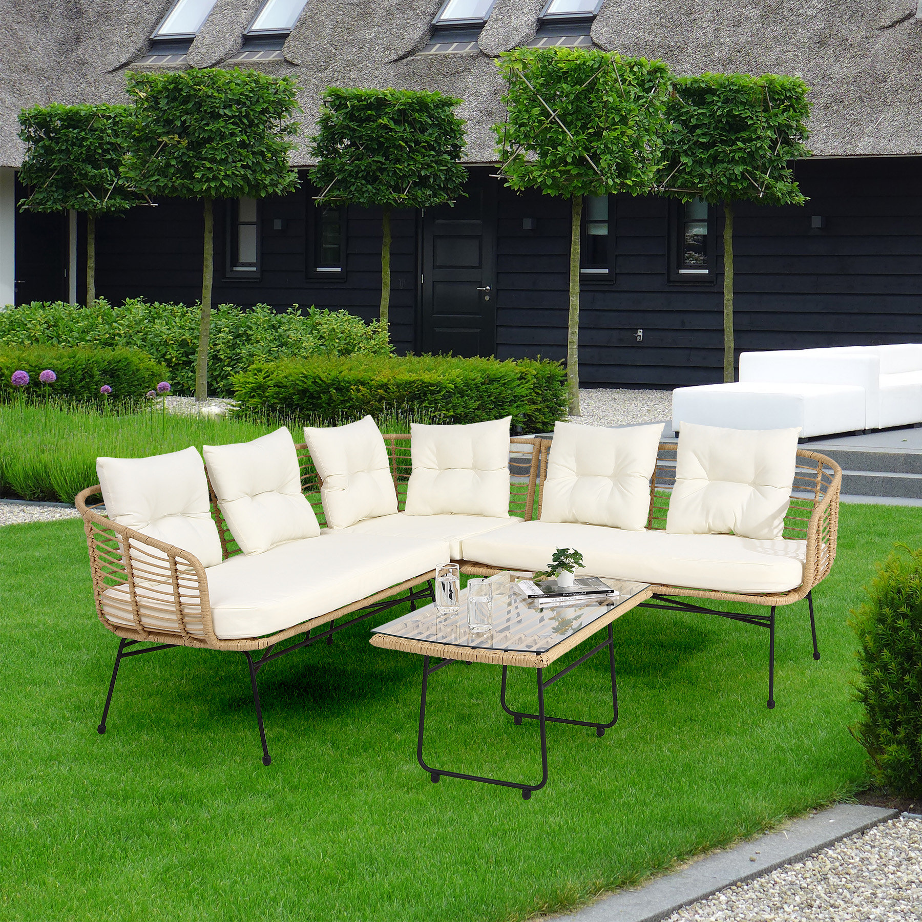 Bay Isle Home™ Ine Outdoor Seating Group | Wayfair