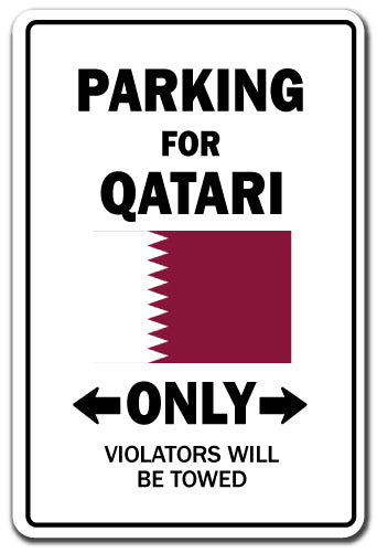 SignMission Parking for Qatari Only SIgn | Wayfair