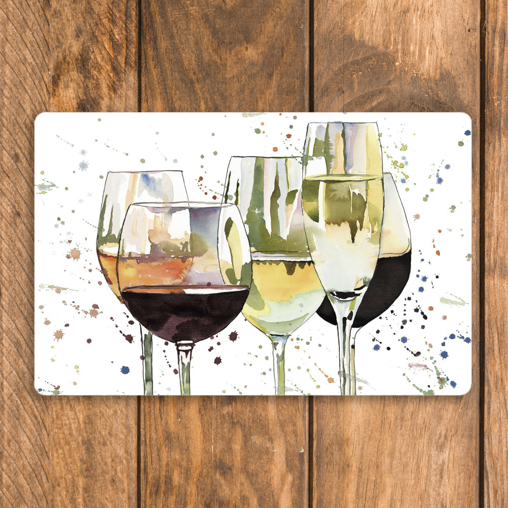 Begin Edition International Inc. Beautiful Wine Glasses Rectangular ...