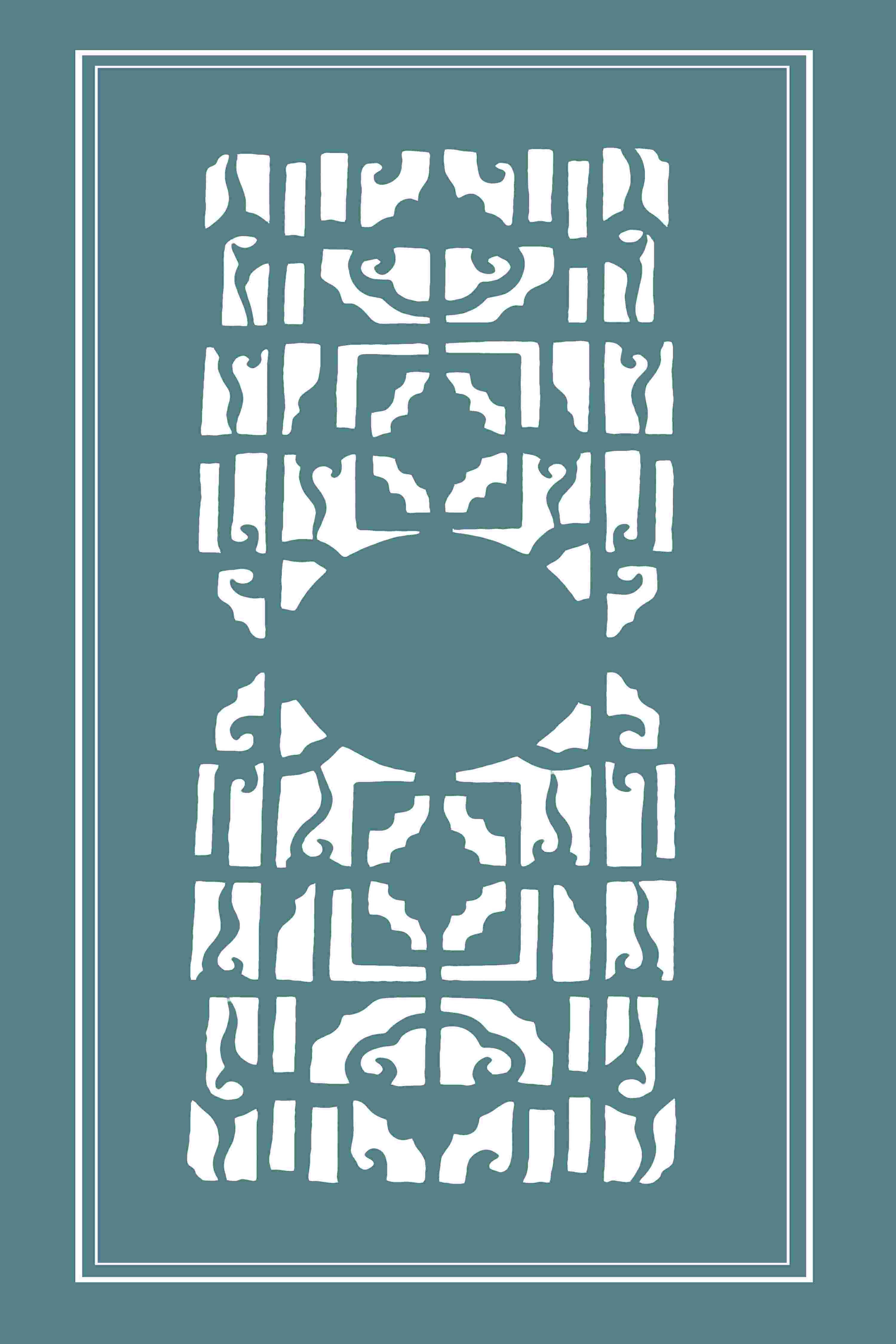 Bungalow Rose Shoji Screen In Teal I - Wayfair Canada