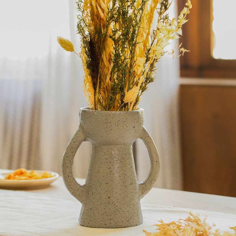 Loon Peak® Izhak Ecomix Vase With Handle | Wayfair