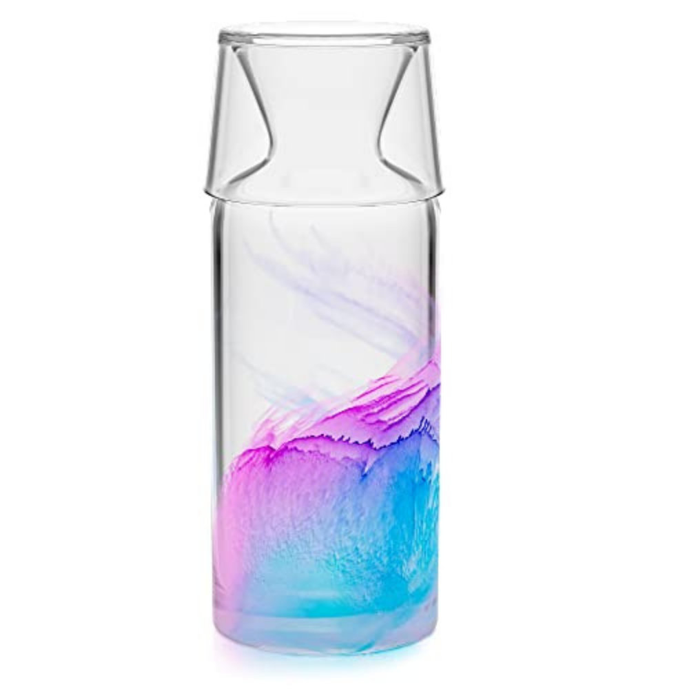 Brayden Studio® Bedside Water Carafe – 23.6oz Water Carafe With Glass ...
