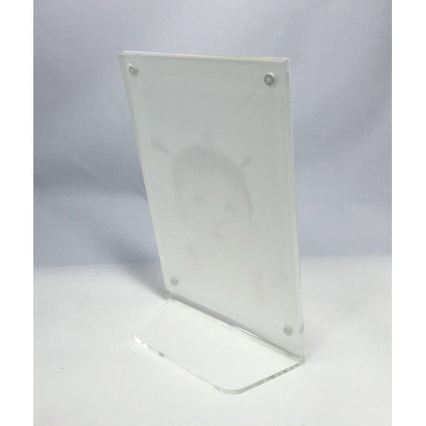 Ivy Bronx Frame, Acrylic Tabletop 4" x 6" Magnetic Close Photo/ Menu ...