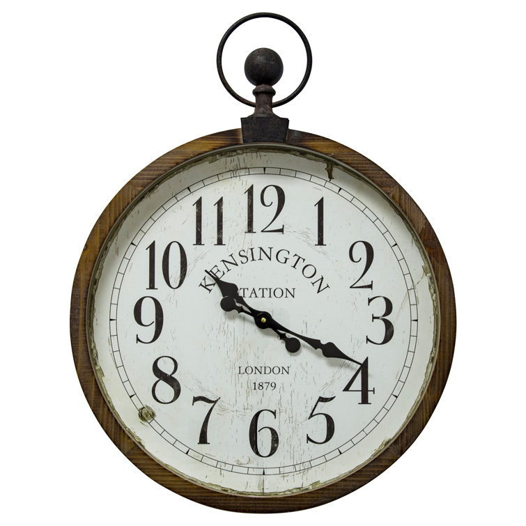 Williston Forge Beecham Manufactured Wood Wall Clock & Reviews | Wayfair