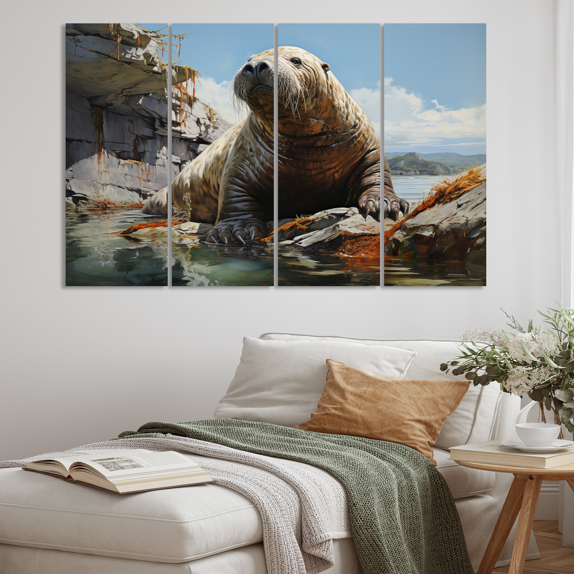 Loon Peak® " Walrus Rustic Charm " 4 - Pieces - Wayfair Canada