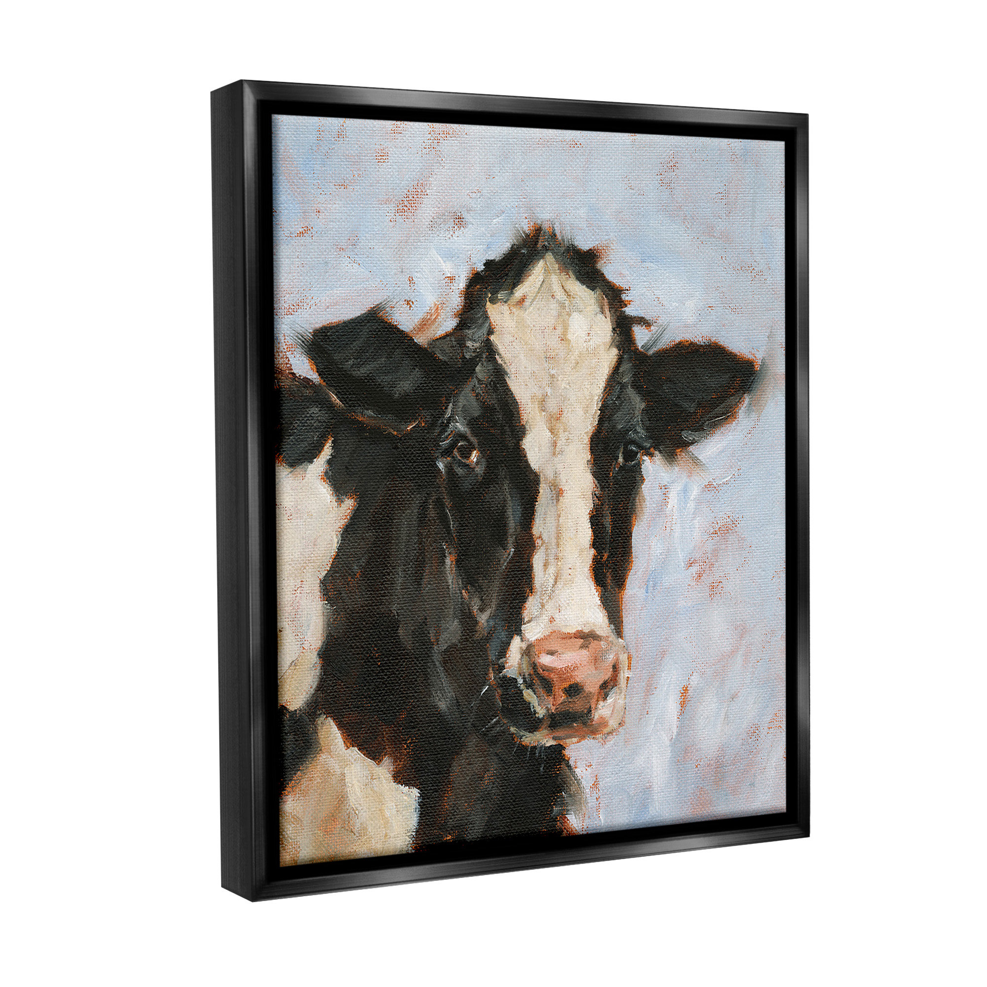 August Grove® " Charming Cow Portrait " by Ethan Harper on | Wayfair