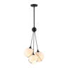 George Oliver Heider 3 - Light Cluster Pendant Light With Opal Glass ...