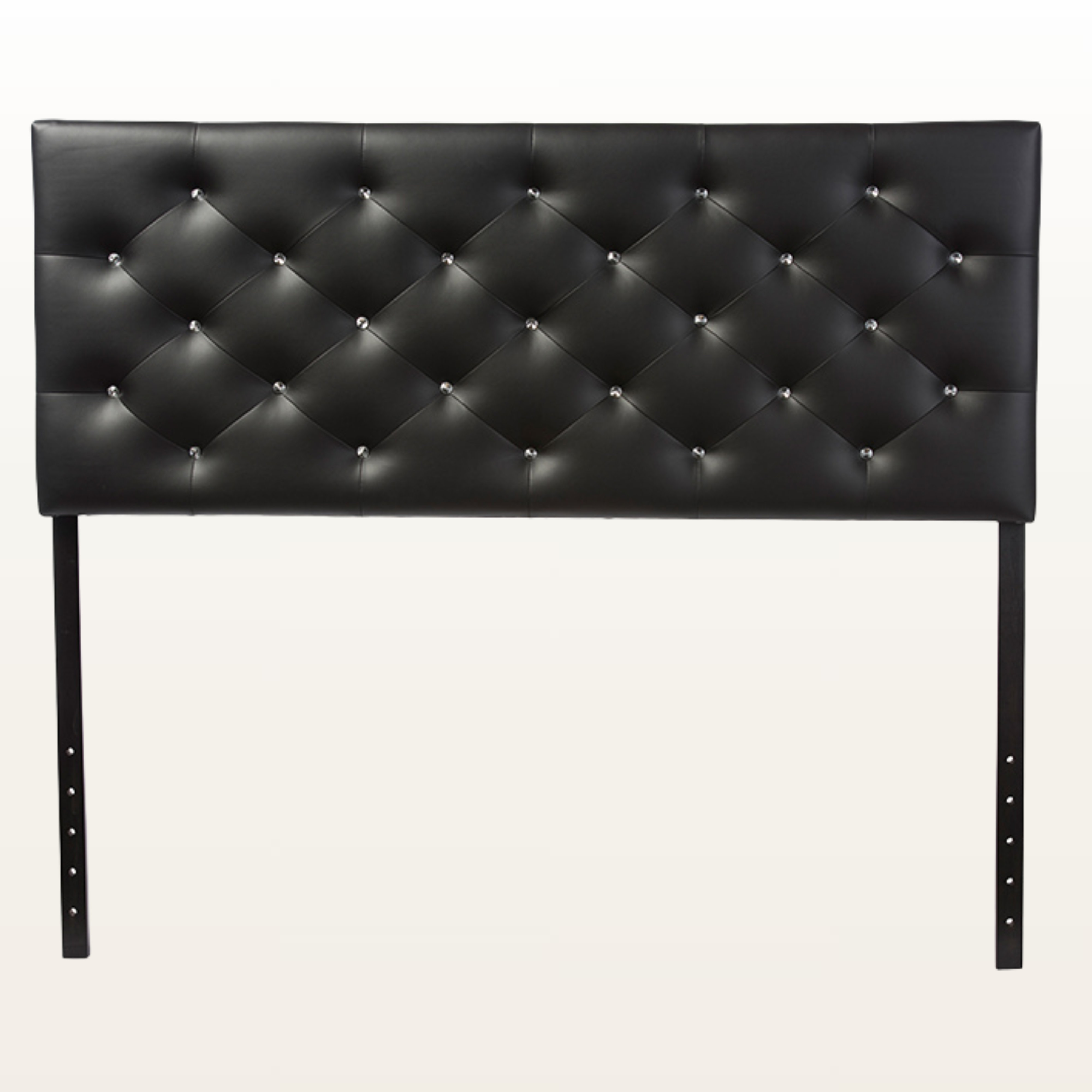 House of Hampton® Musawer Faux Leather Upholstered Button Tufted ...