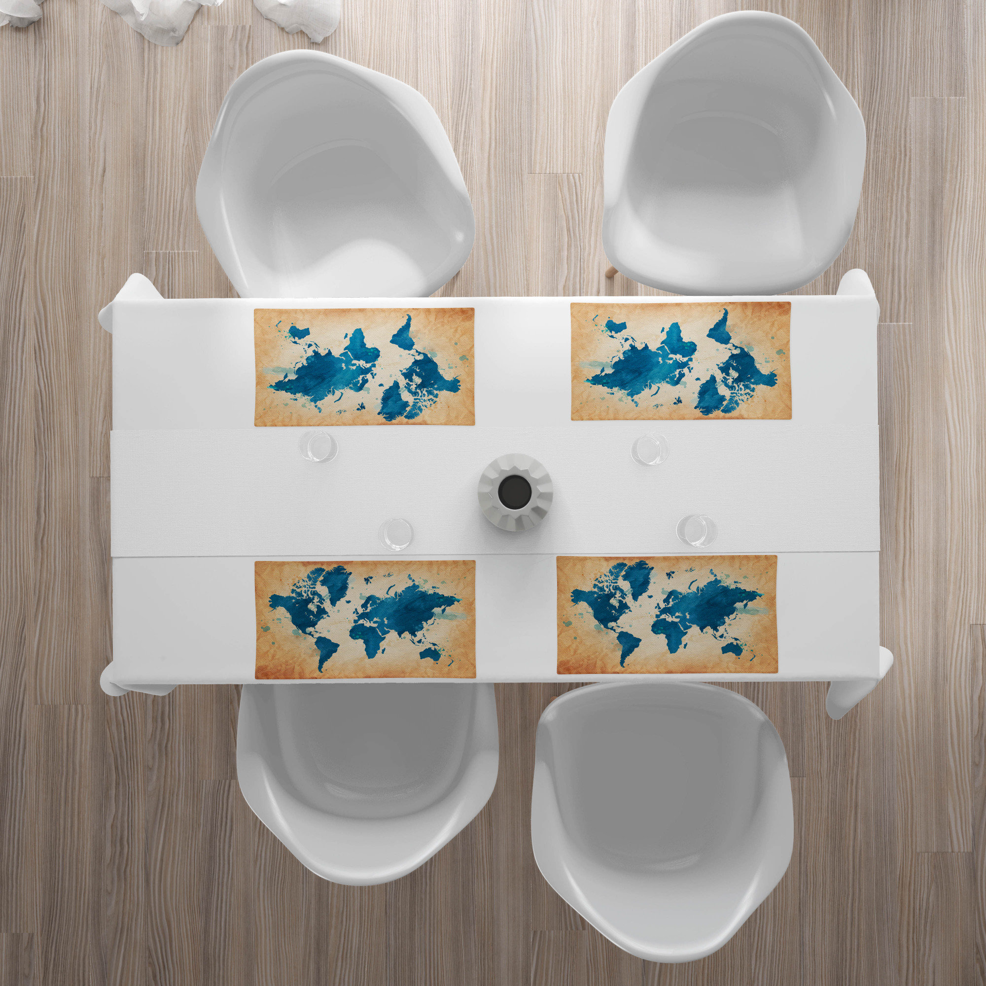 East Urban Home Map 18.5" Placemat | Wayfair
