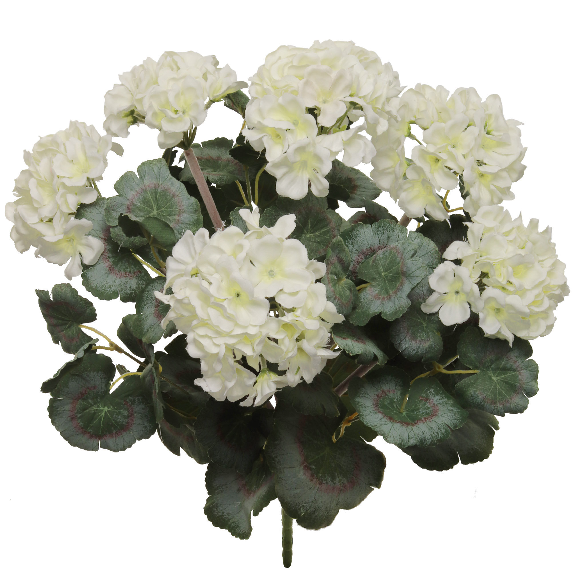 Primrue Geranium Arrangement - Realistic Artificial Flowers for Home ...