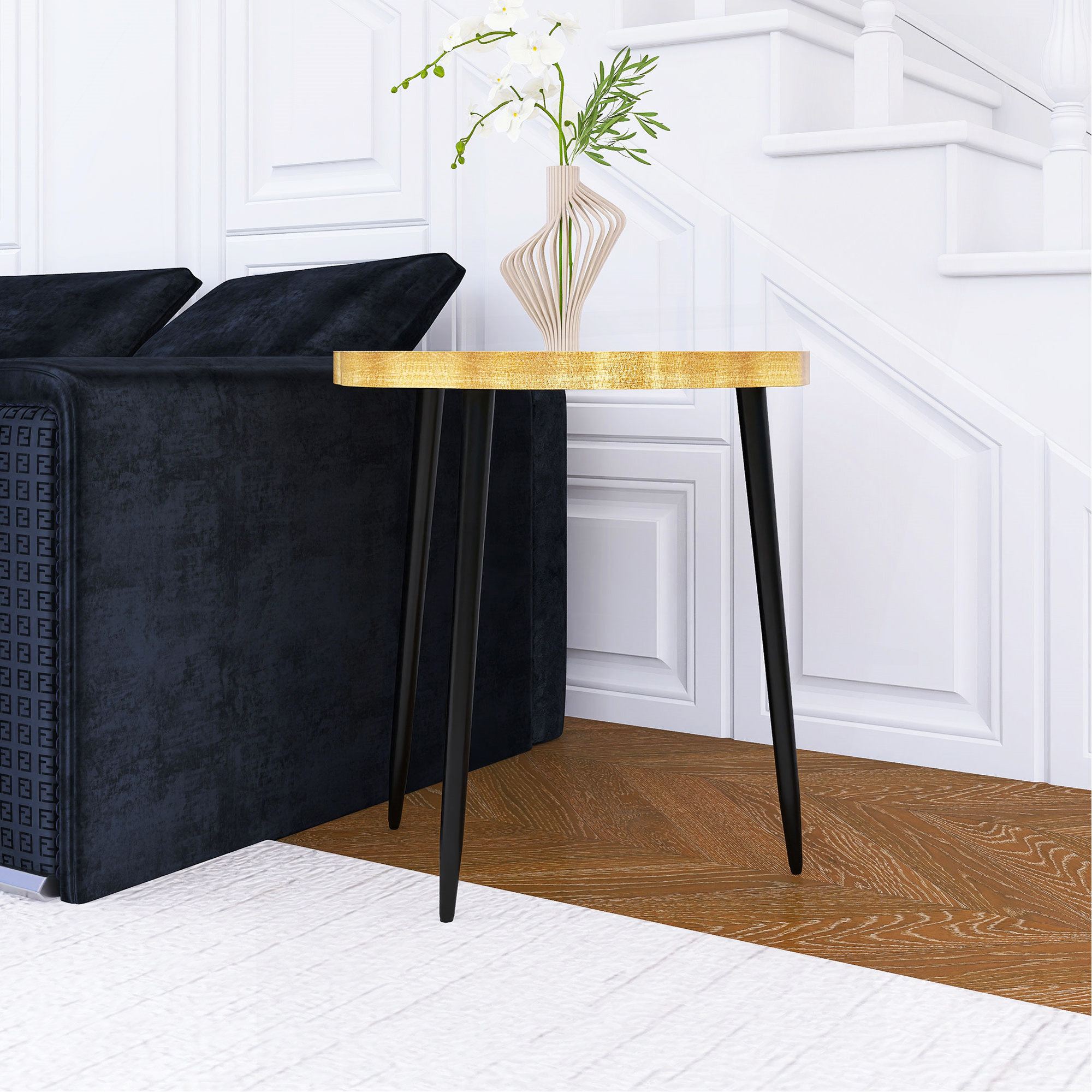George Oliver Small Side Table Coffee Table Bedside Table Night Stand ...