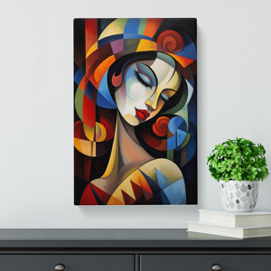 Marlow Home Co. Courtesan Cubism - Wrapped Canvas | Wayfair.co.uk