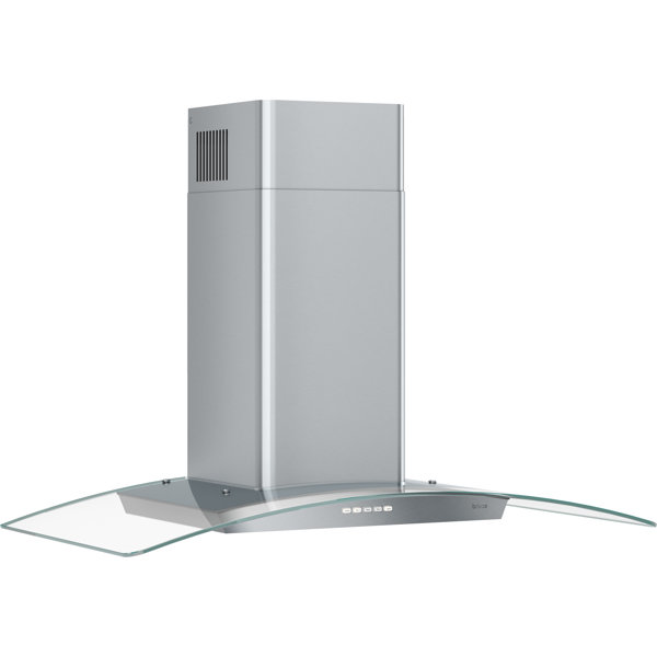 Zephyr Brisas 36 in. 600 CFM Curved Glass Wall Mount Range Hood with ...