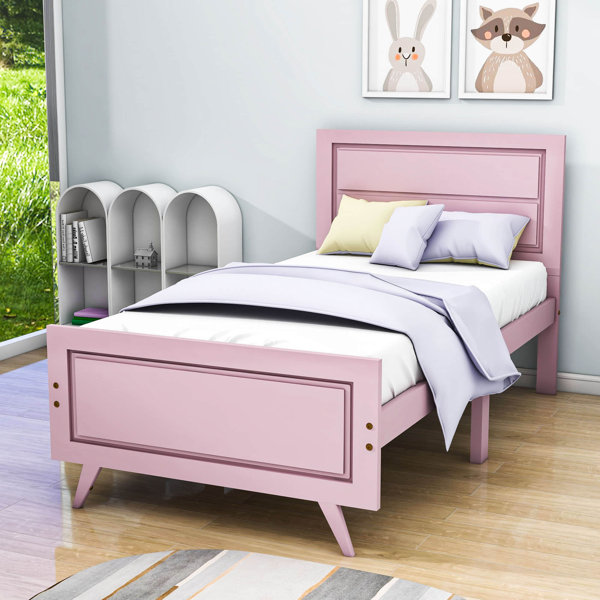 Corrigan Studio® Base de lit plateforme simple en bois - Wayfair Canada