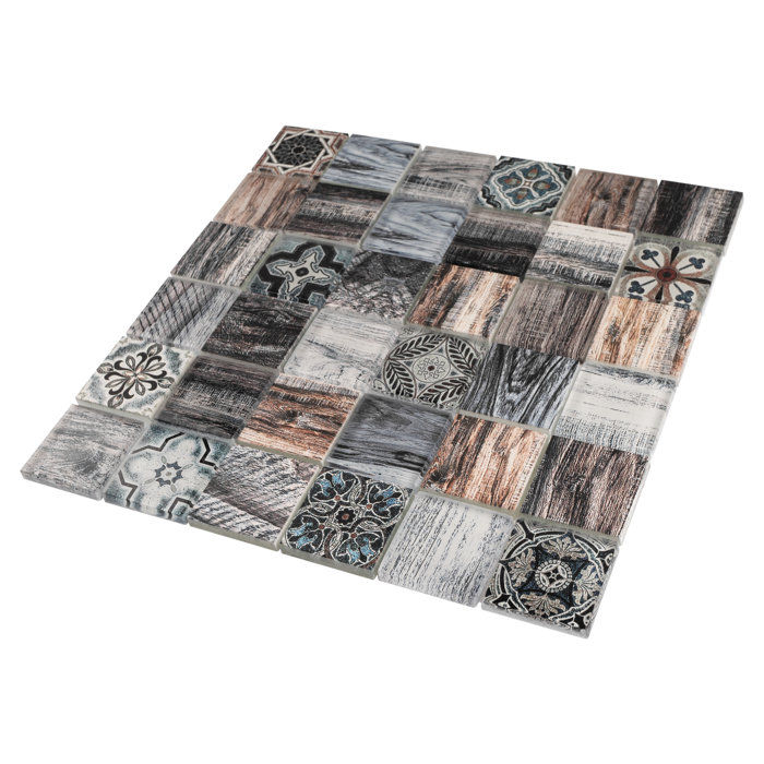 Supreme Tile Classic Roman Series 2" x 2" Glass Mosaic Wall Tile | Wayfair